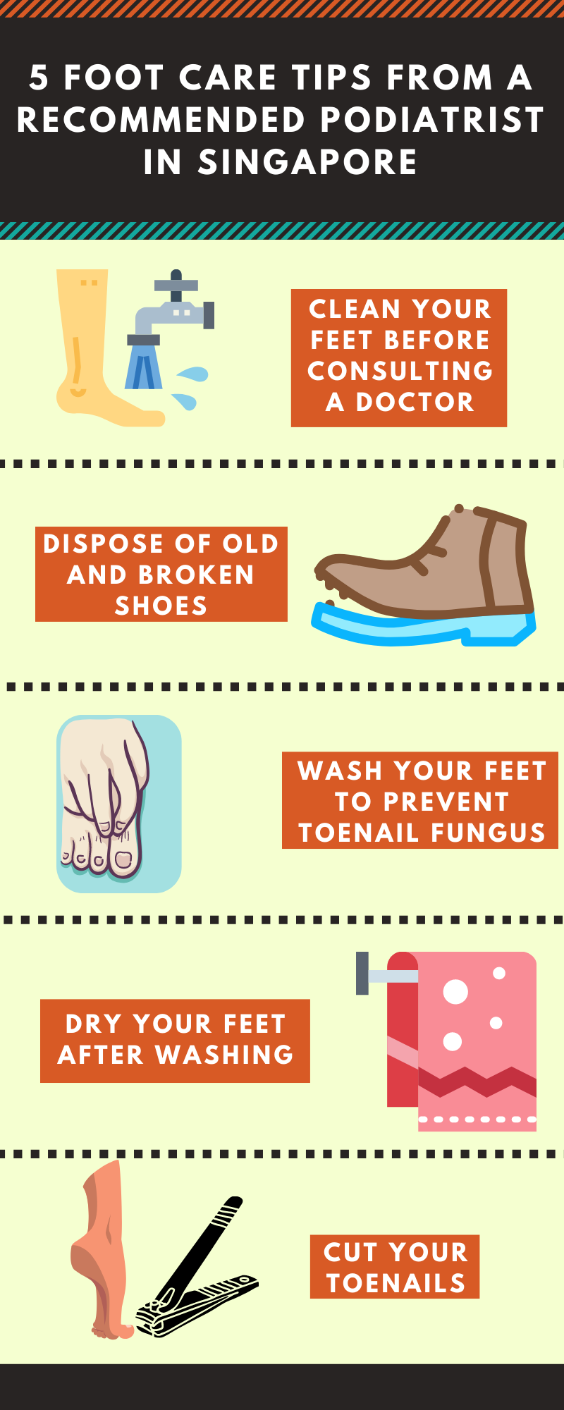 5 Foot Care Tips From A Recommended Podiatrist In Singapore