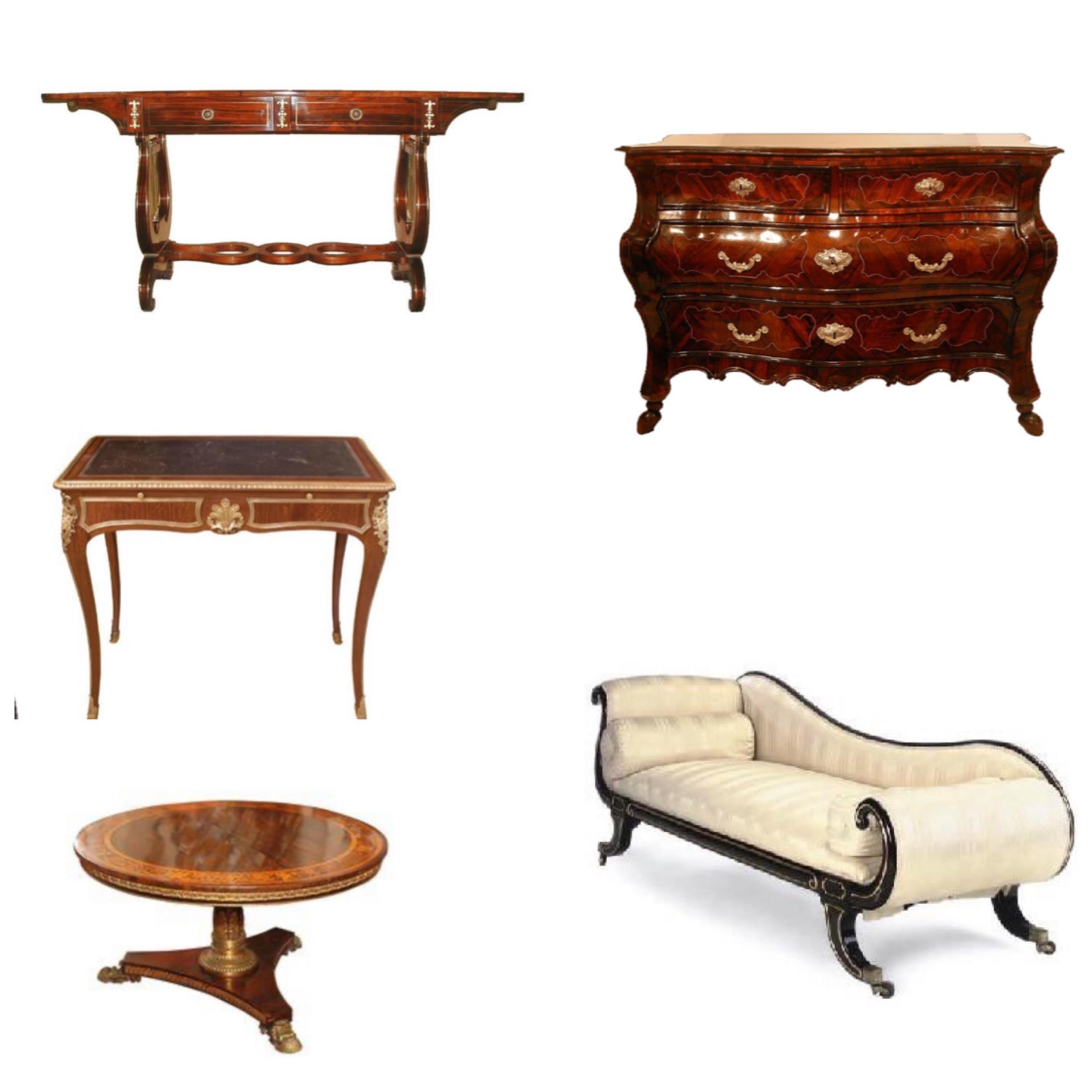 El Mobiliario Rococó: Regencia - FURHIS